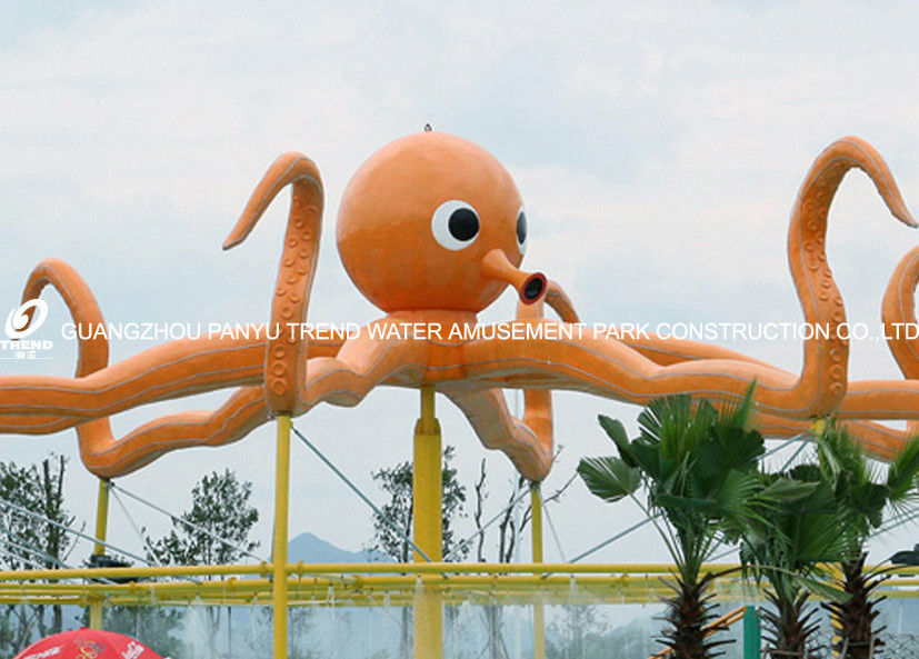 Customized Outdoor Octopus Spray For Aqua Play Water Park Items ...