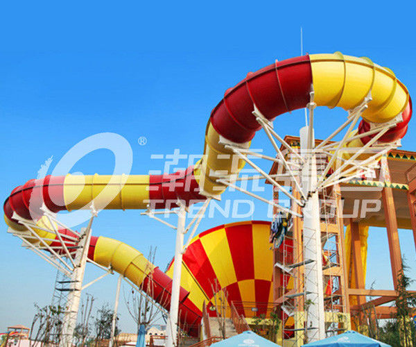 Funny Giant Super Tornado Water Slide , Capacity 720 Riders Per Hour ...
