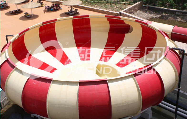 Colored Fiberglass Custom Water Slides , Adult Long Water Slide