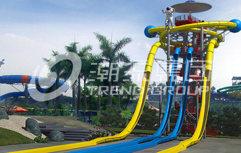 Best Price Multi-track Slide of Amusement Theme Water Park / Water Slide