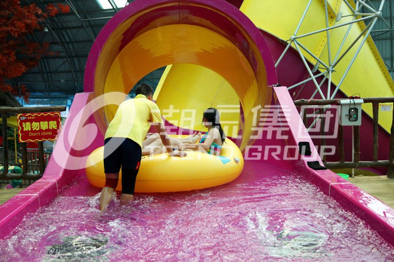 Small Fiberglass Pool Slides 30x20m Tornado Water Slide For Water ...