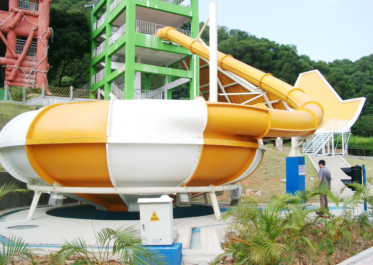 Custom Water Slides Space Bowl Water Slide Fiberglass Water Slide for ...