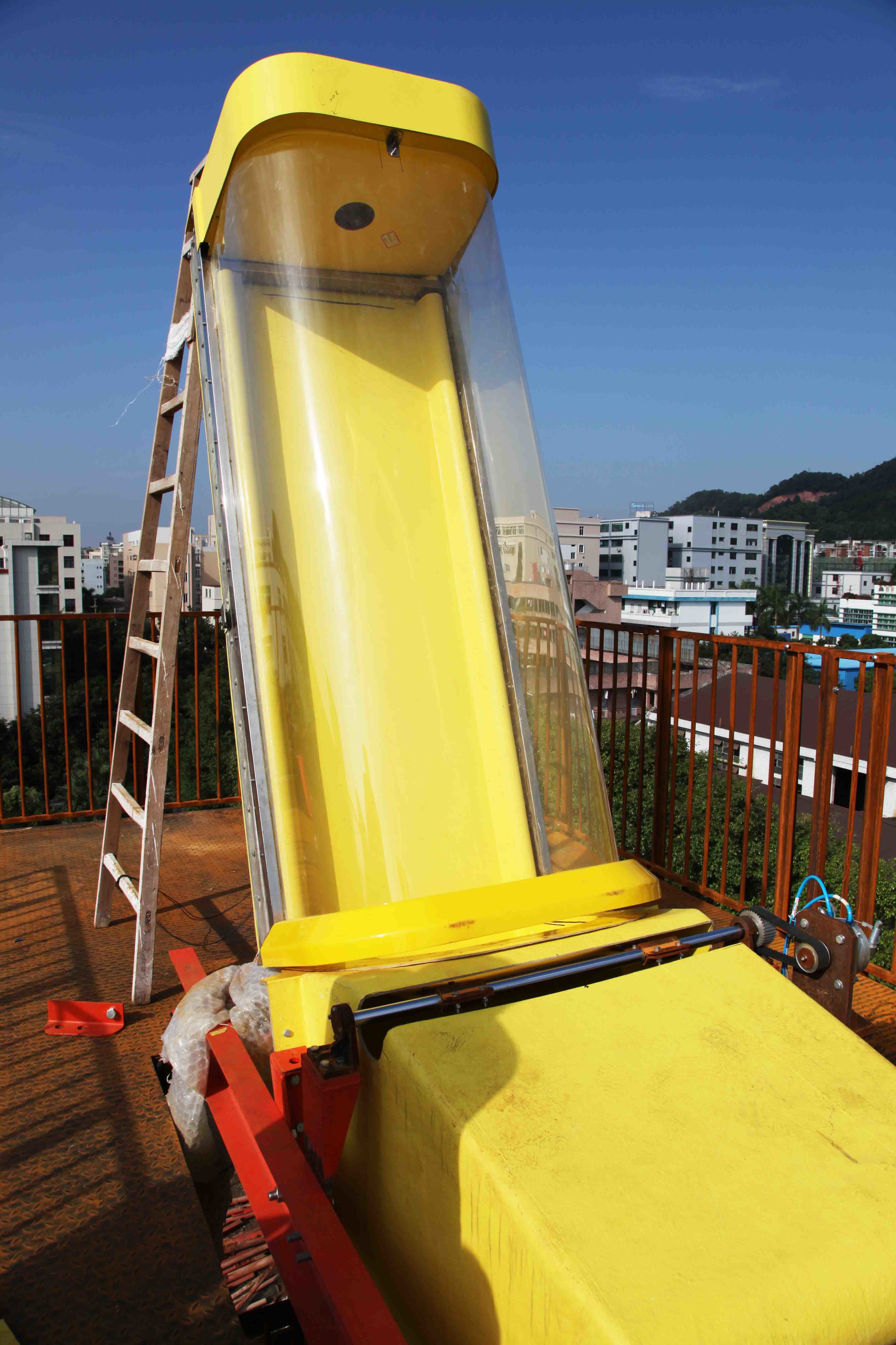 Aqua Loop Huge Fiberglass Water Slides For Adult , Fixed Type Slide for ...