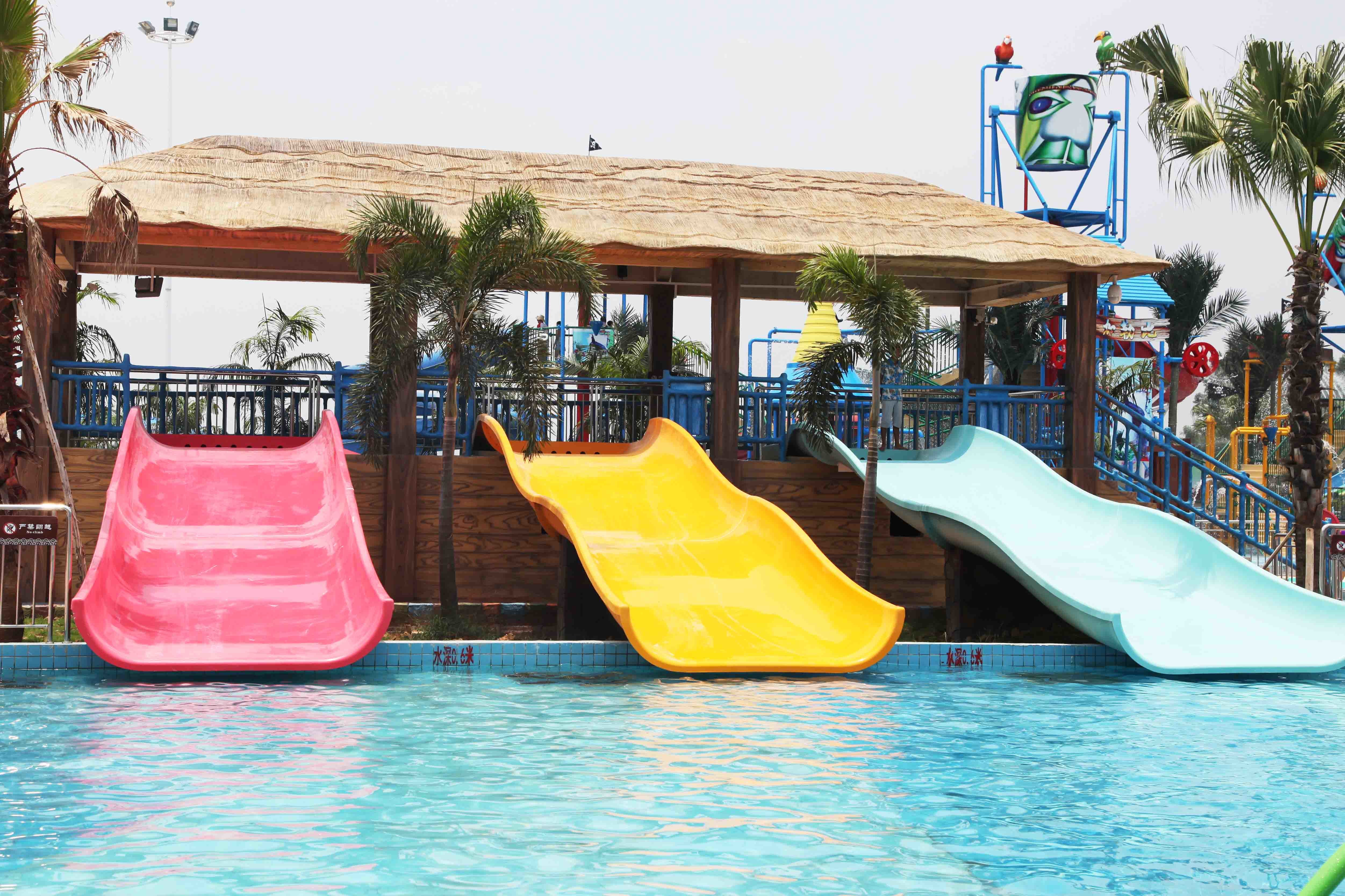 FRP Kids Combinaton Water Slide By Body Or Raft For Outdoor Water Park ...