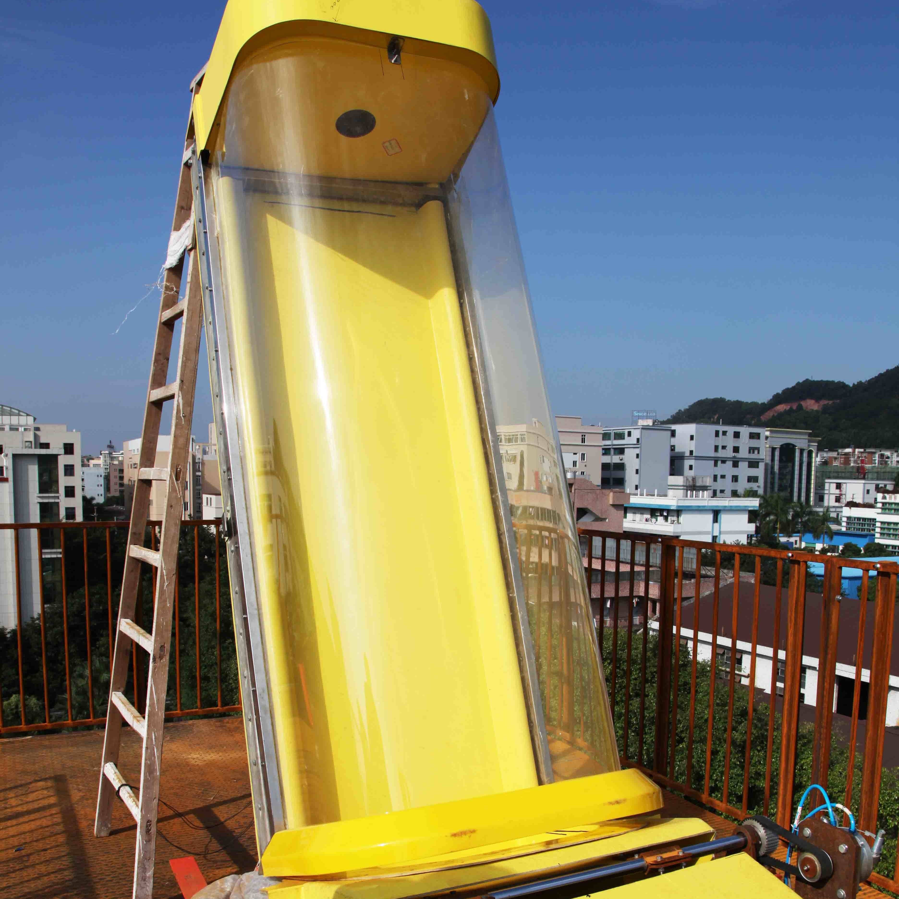 Customized Exciting Aqua Park Fiberglass Water Slides , Platform Height ...