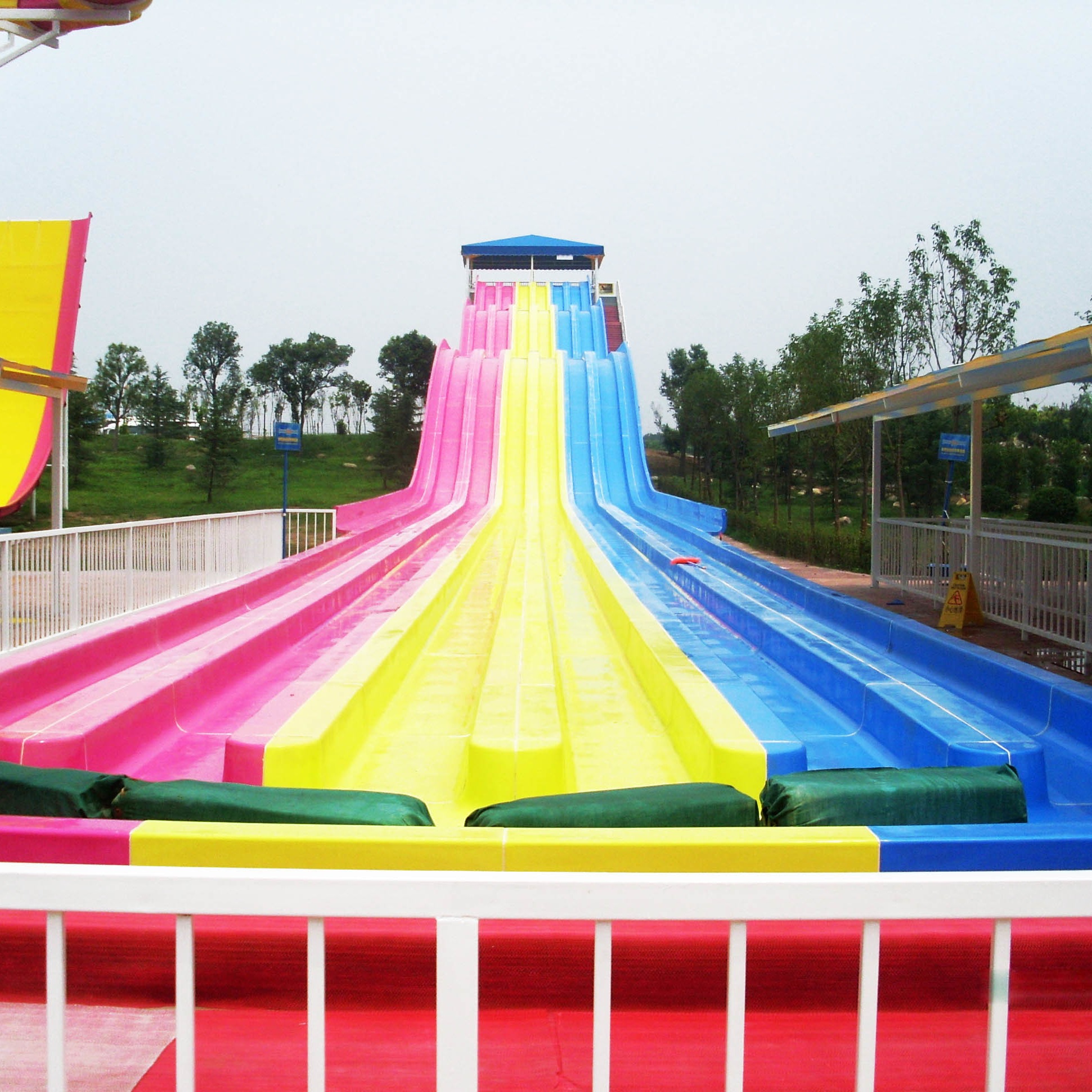 High Speed Custom Water Slides , Adults Fiberglass Free Fall Slide For ...