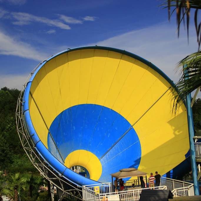 Customized Fiberglass Commercial Family Water Slide For Holiday Resort ...