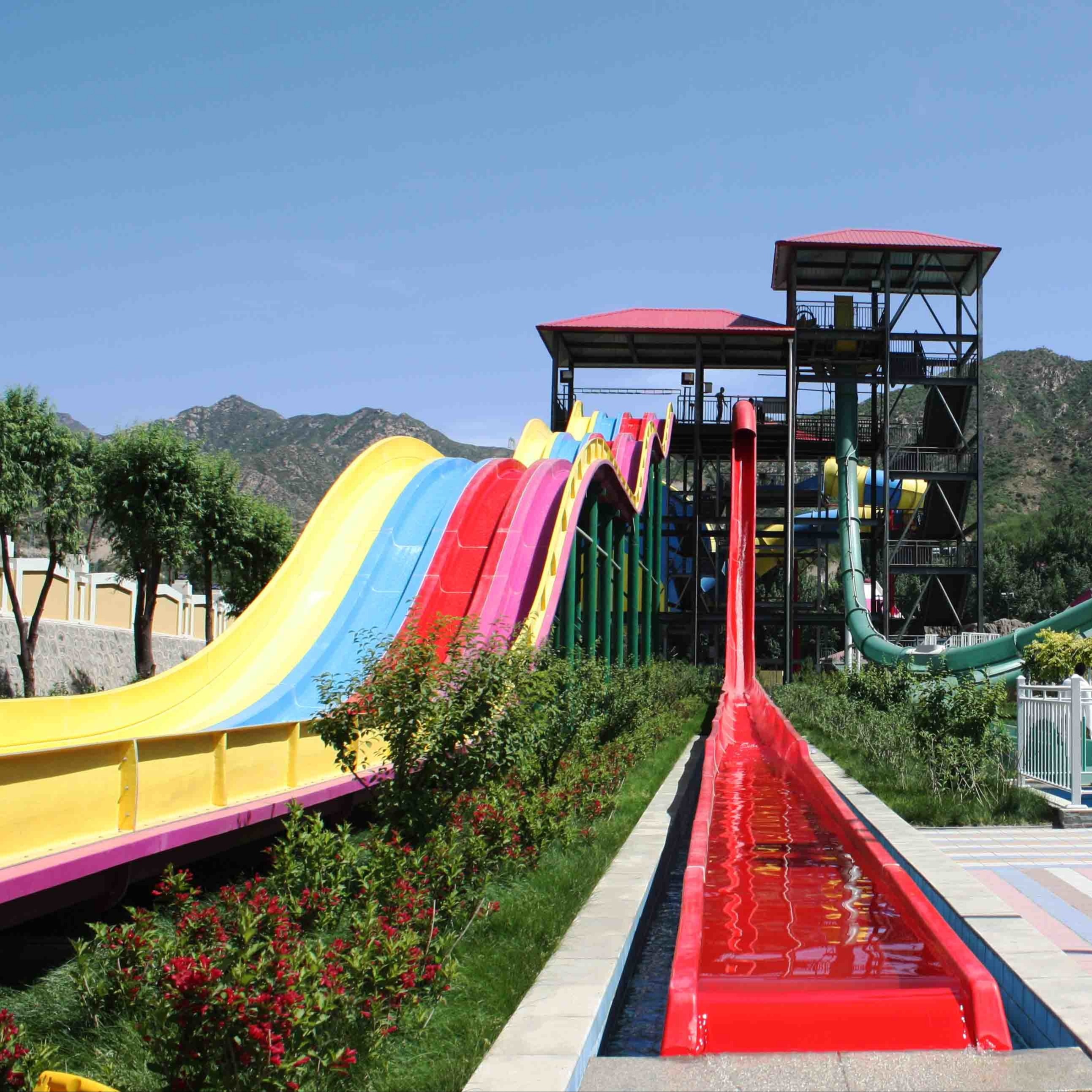 Ashland / DSM FRP High Speed Custom Water Slide General Water Park Item ...