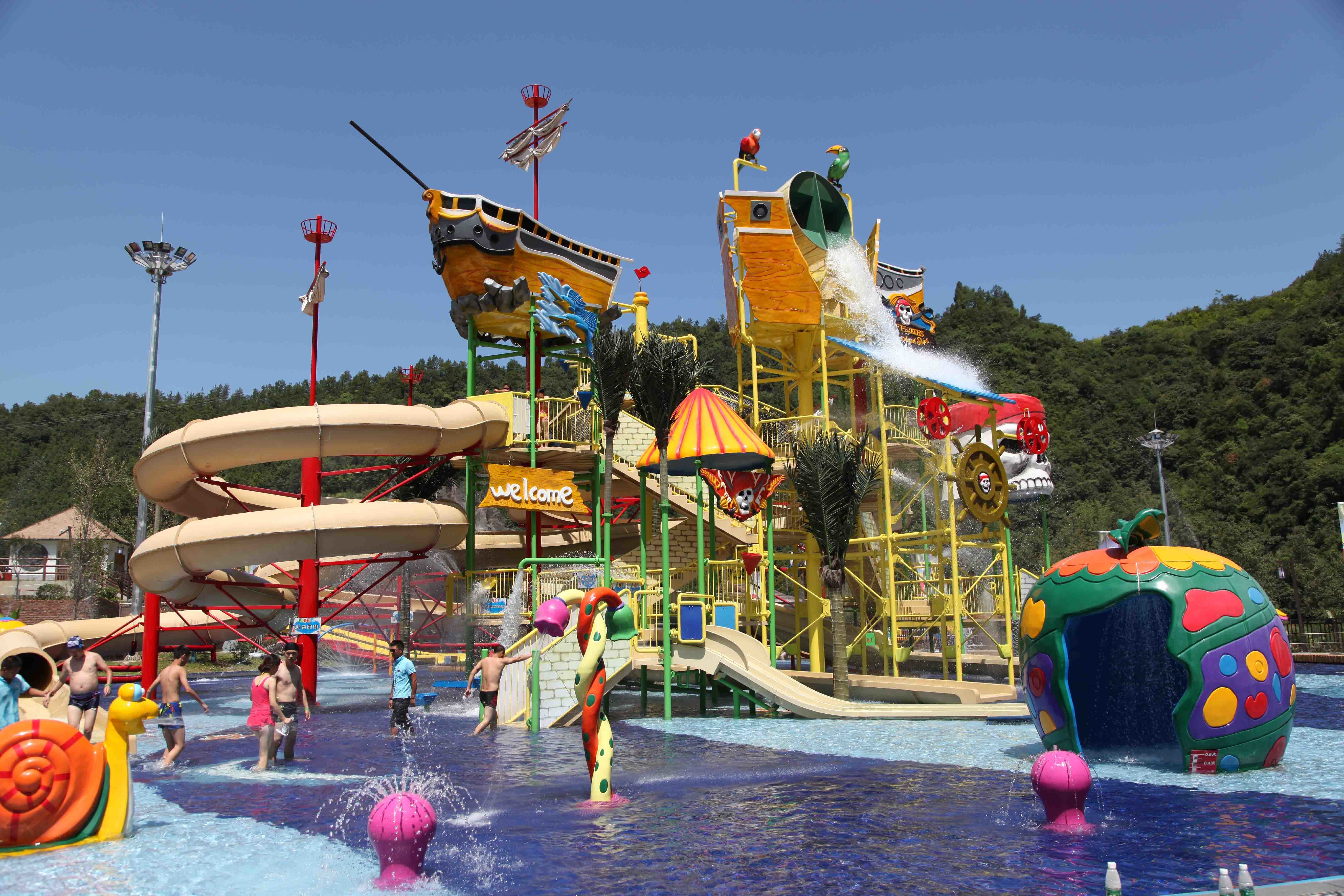 Floating Water House Large Aqua Playground Theme Hotel Outdoor Water ...