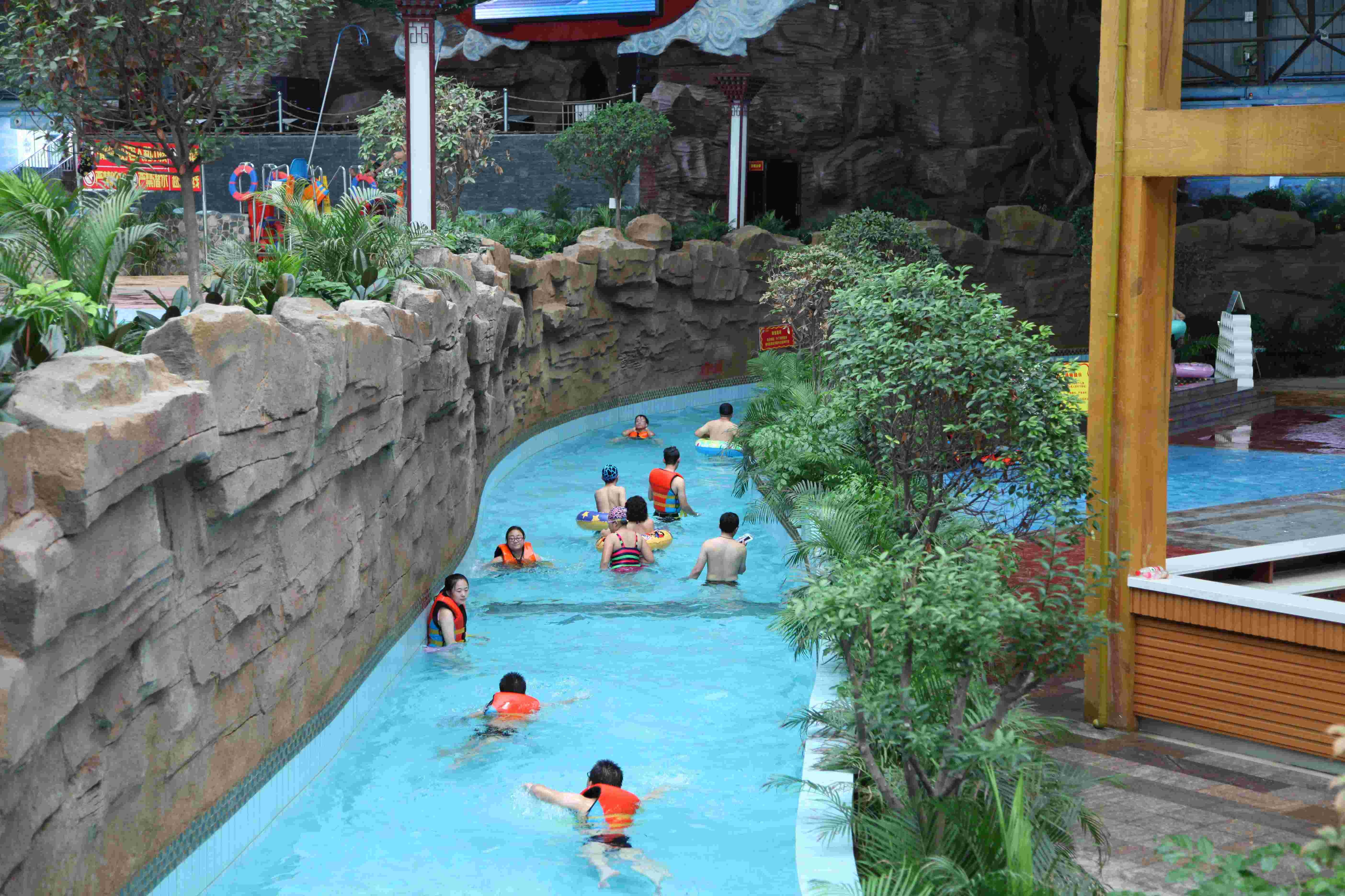Swimming Pool Equipment Water Park Lazy River For Children / Family Fun ...