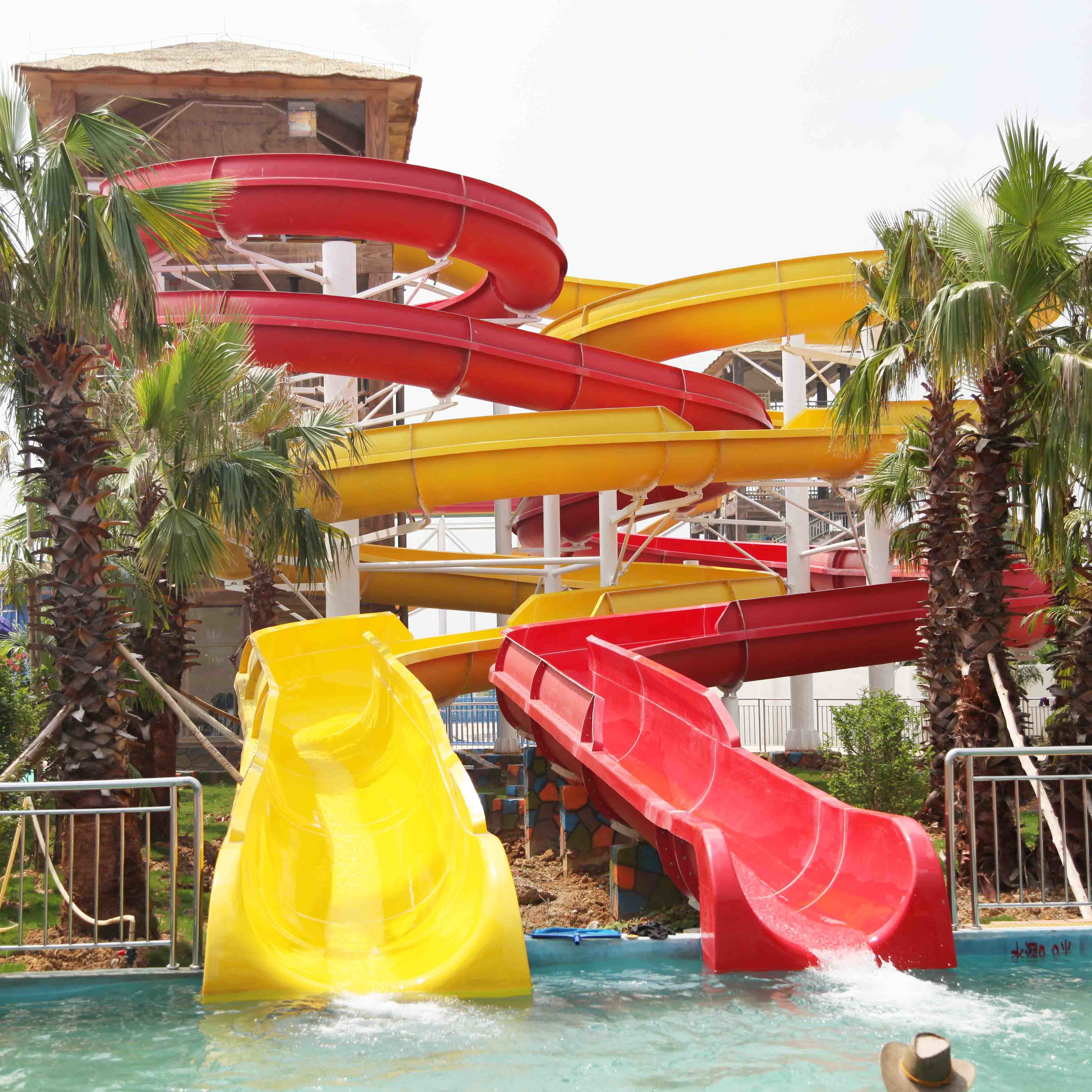 Fun Backyard Custom Water Pool Slides For Family , Amusement Park ...