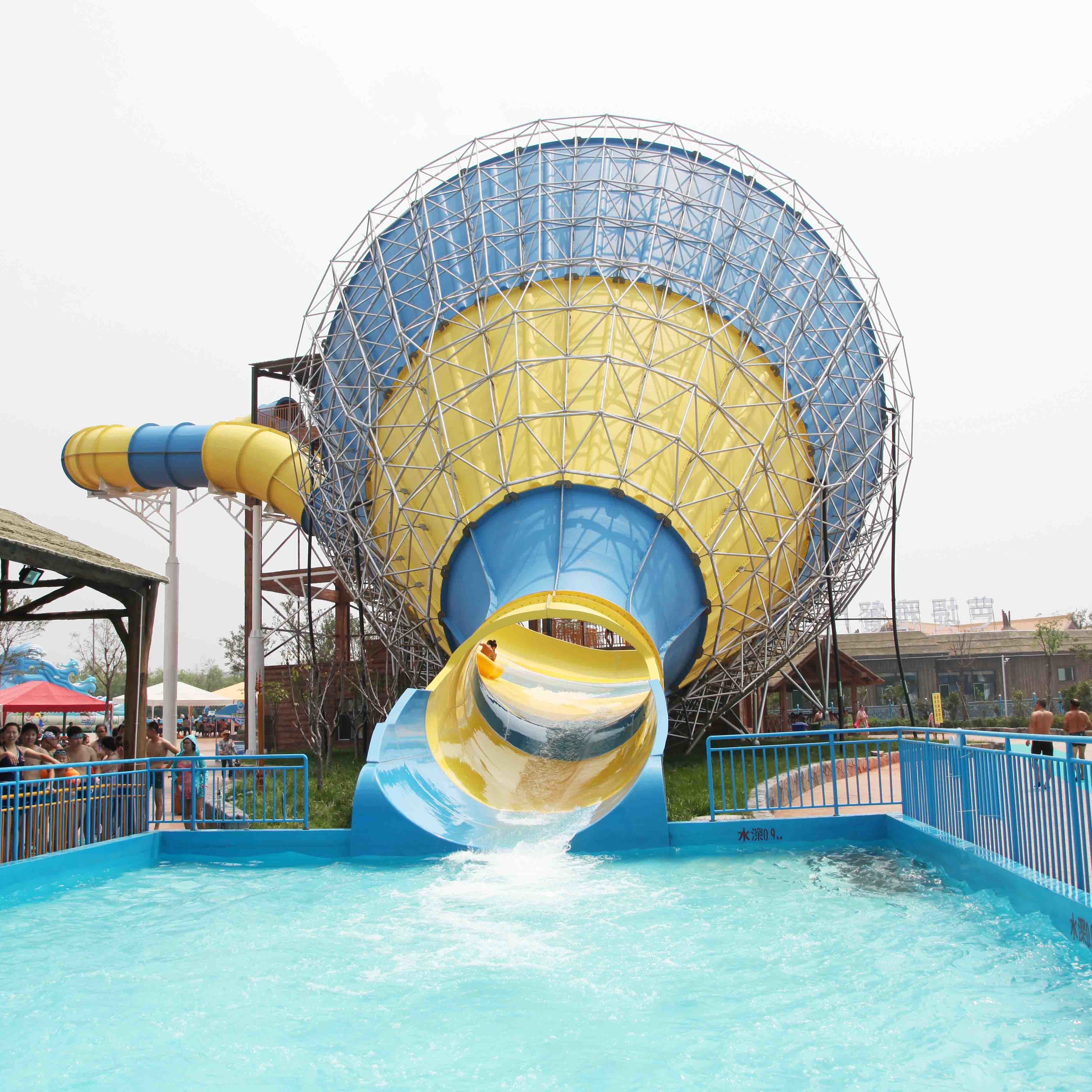 Tornado fiberglass water Pool slides for adult aqua park water sport