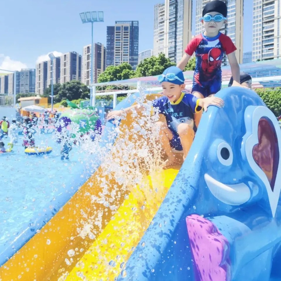 Elephant Water Park Feasibility Study Aqua Playground for Kids Water ...
