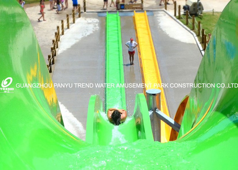 High Speed Custom Water Slides , Adults Fiberglass Free Fall Slide For ...