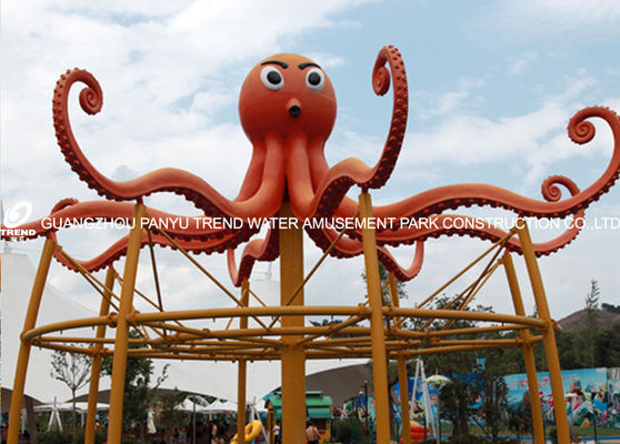 Customized 8m Height Octopus Spray For Aqua Water Playground Equipment