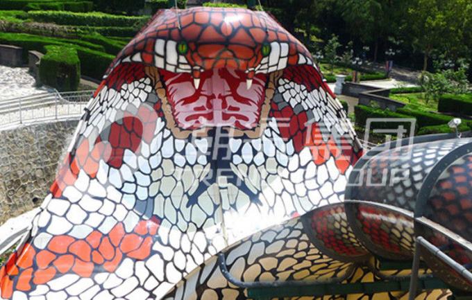 King Cobra Fiberglass Water Slides With The Slide Length Of 112m for ...
