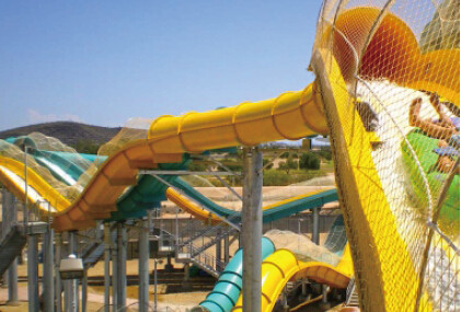 200m Fiberglass Water Slides , Water Roller Coaster Customized for ...