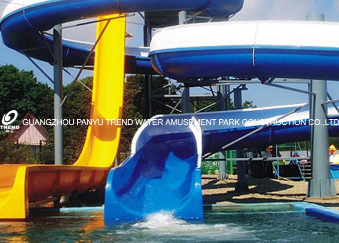 Indoor / Outdoor Custom Water Slides Games For Kids / Family Holiday Resort