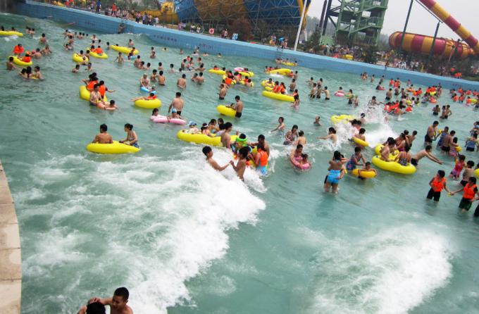 Outdoor Water Park Wave Pool Wave Machine For Family Entertainment